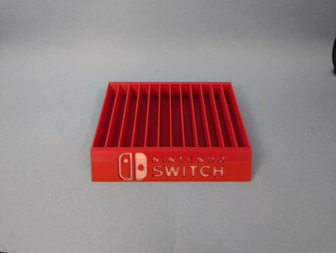 Nintendo Switch 10 Games Case Holders - Fits up to 10 Games - 3D ...
