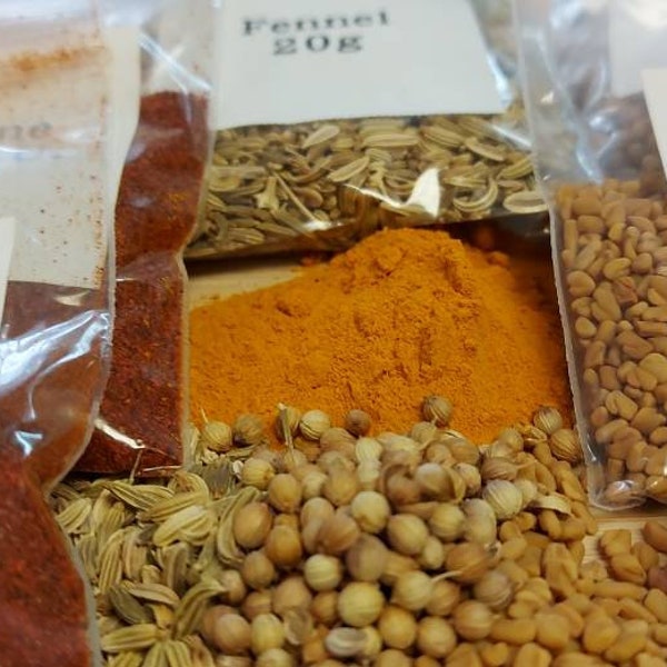 Indian Spice Kit - Etsy UK