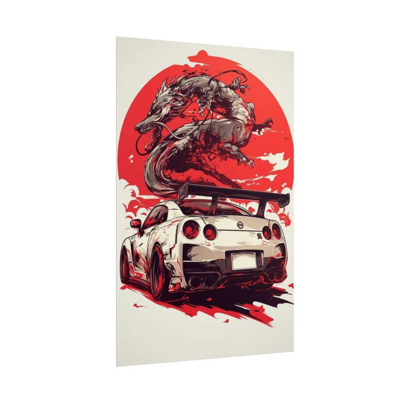Nissan GTR Poster - Etsy