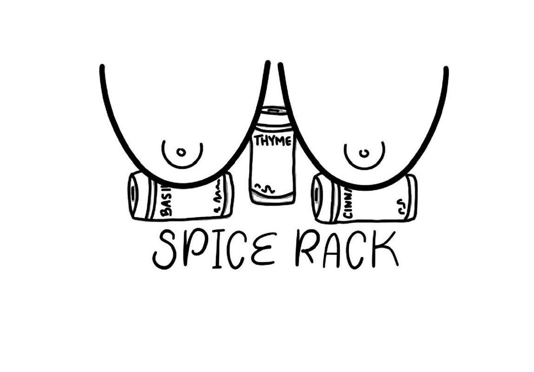 Spice Rack, Comedy, Boobie Sticker - Etsy
