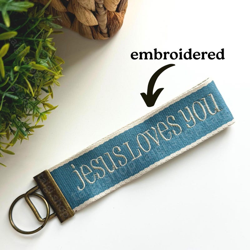 Key Chain Holder Jesus - Etsy