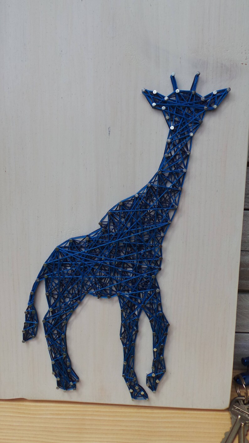 String Art Pattern Gina the Giraffe 11 X 6 - Etsy