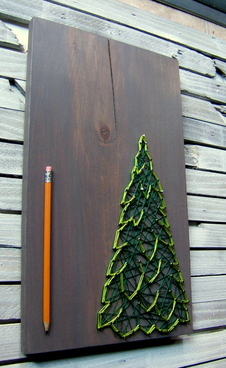 String Art Pattern Set Winter Evergreen Trees - Etsy