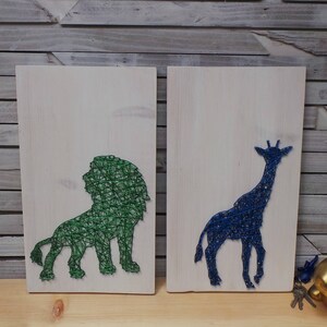 String Art Pattern - Gina the Giraffe - 11" X 6" - Etsy