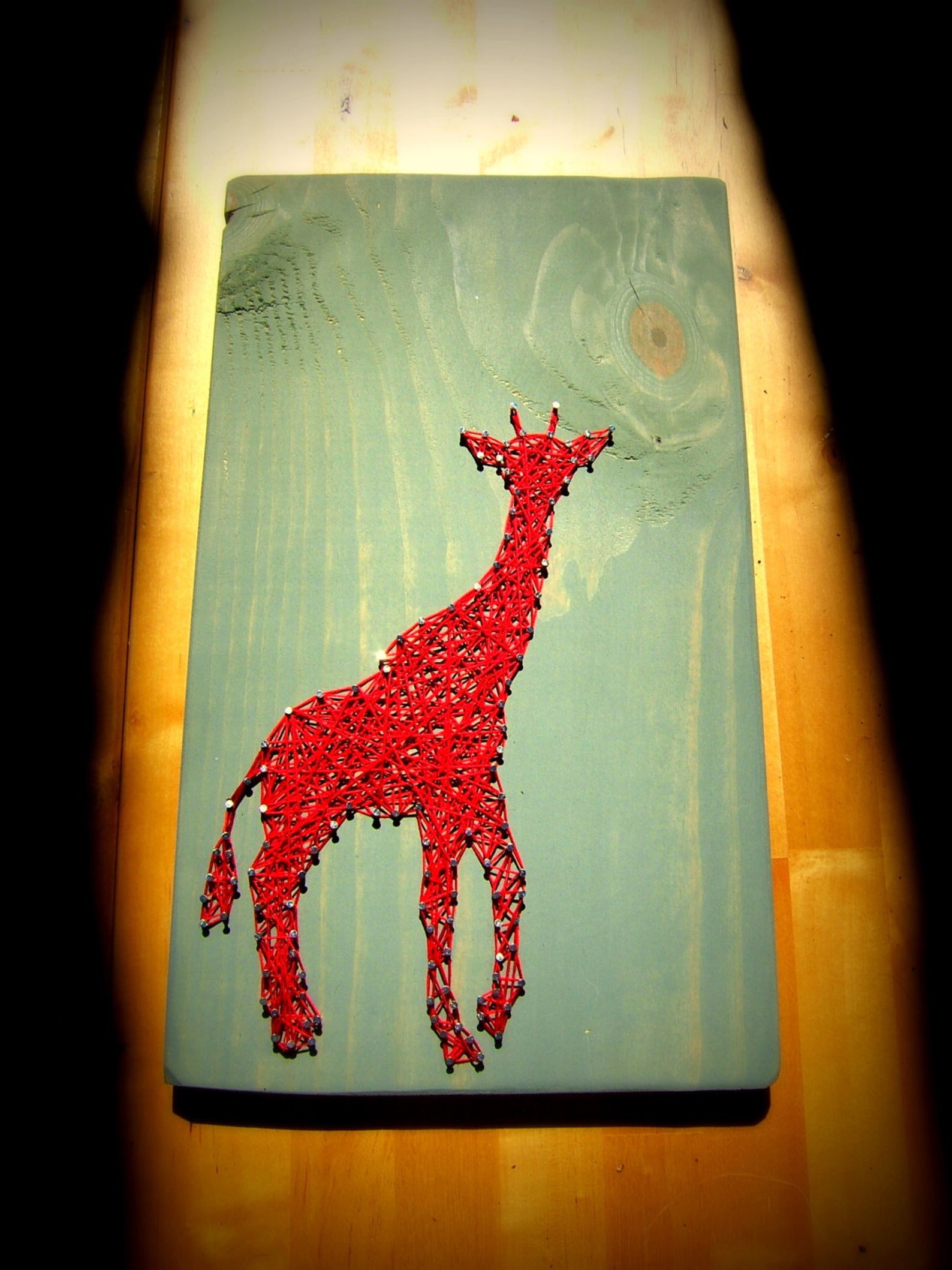 String Art Pattern Gina the Giraffe 11 X 6 - Etsy