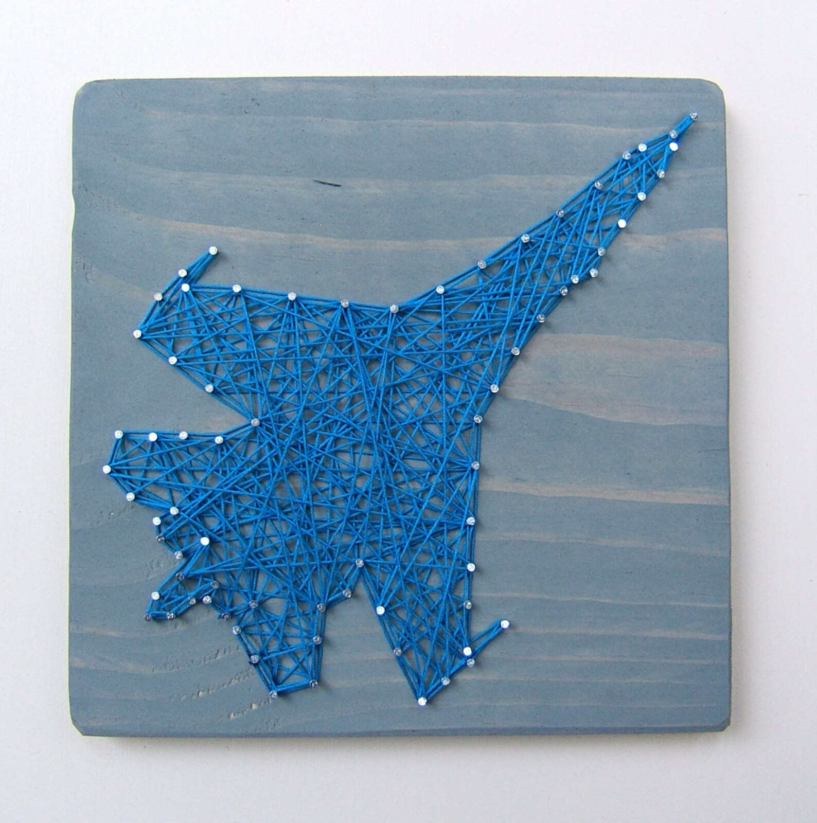 DIY String Art Pattern Set of 3 Rocketship Fighter Jet & | Etsy