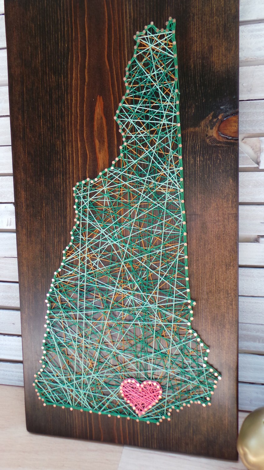 Pennsylvania DIY State String Art Pattern 11 X | Etsy