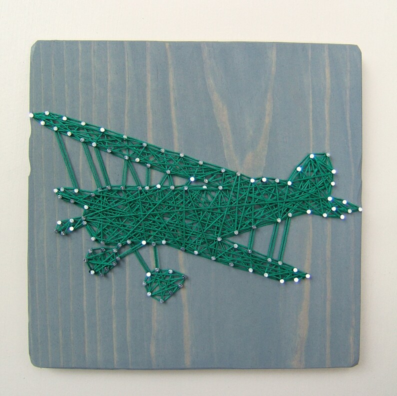 DIY String Art Pattern Set of 3 Rocketship Fighter Jet & | Etsy