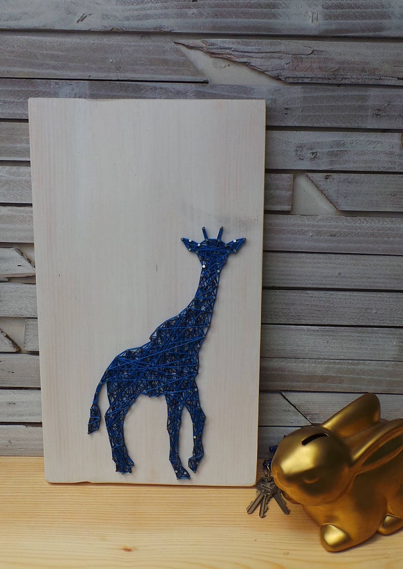String Art Pattern Gina the Giraffe 11 X 6 - Etsy
