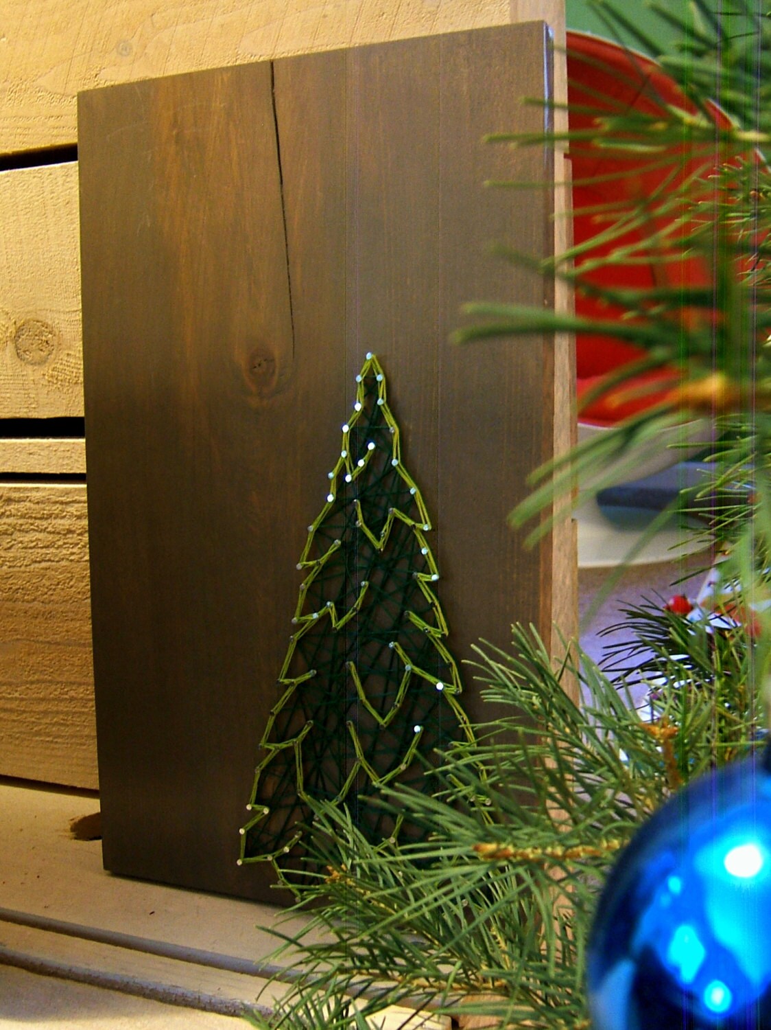 String Art Pattern Set Winter Evergreen Trees - Etsy