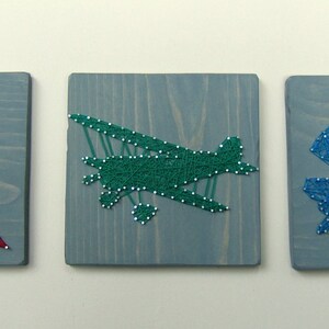 DIY String Art Pattern - Propeller Plane - 10" X 6" - Etsy