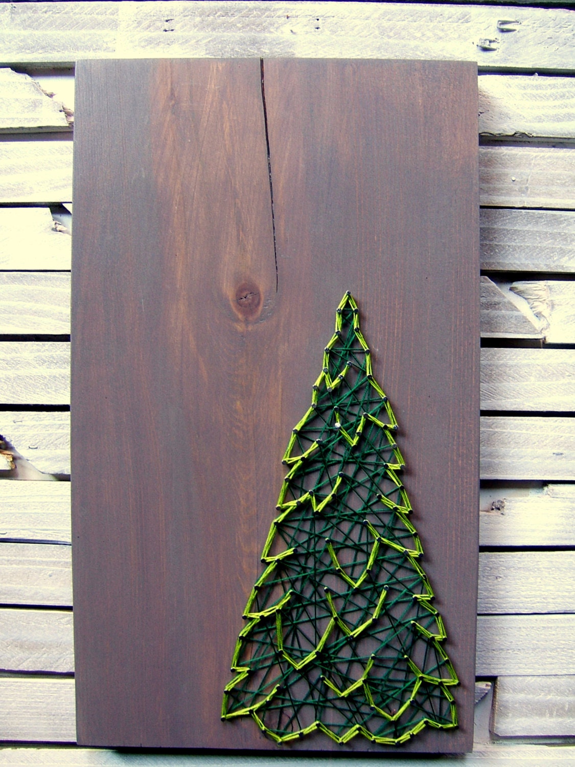 String Art Pattern Set Winter Evergreen Trees - Etsy