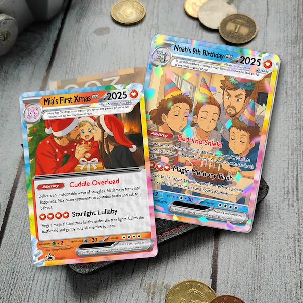 Pokecard Anime - Etsy UK