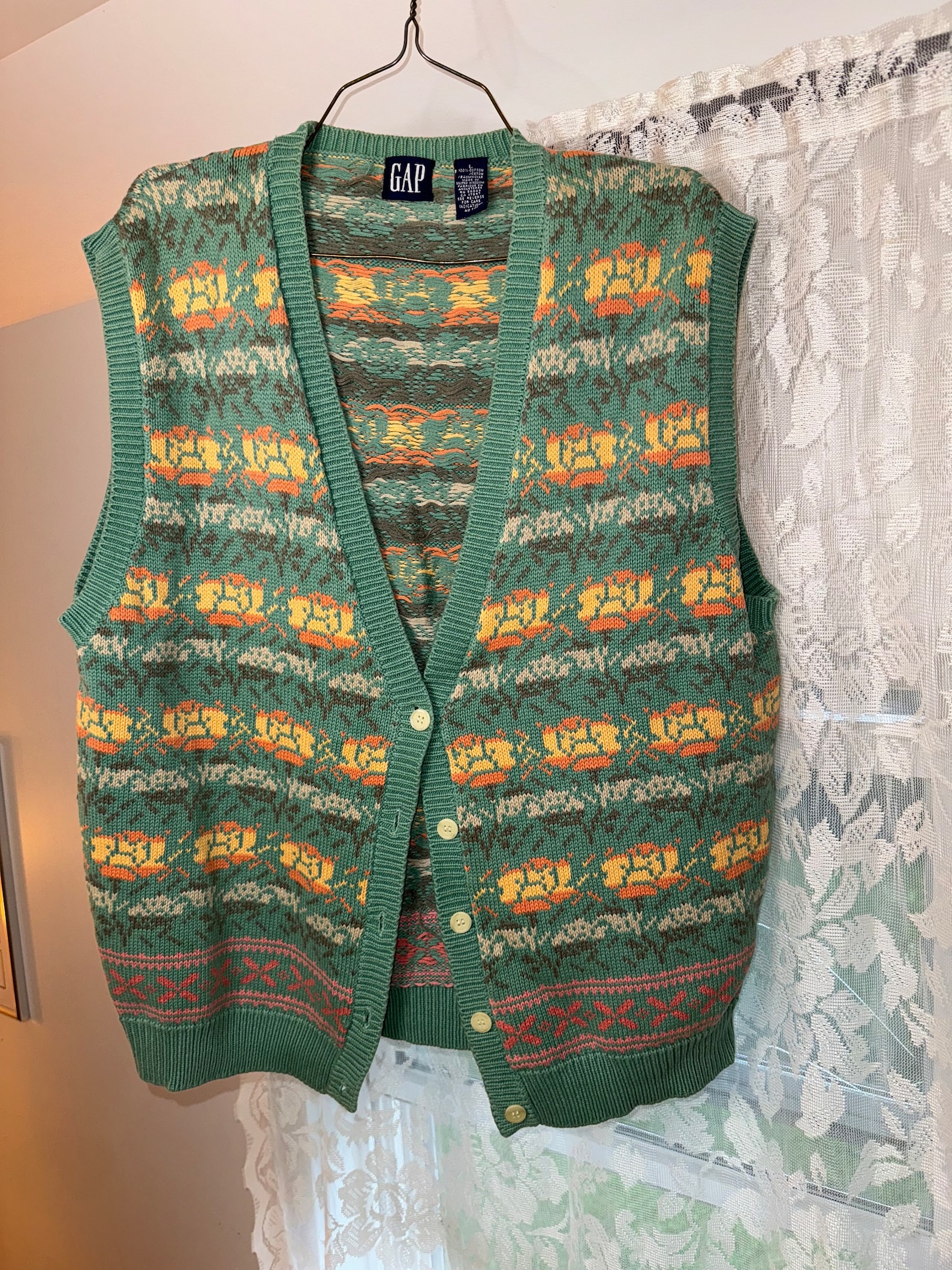 Vintage Gap Sweater Vest - Etsy