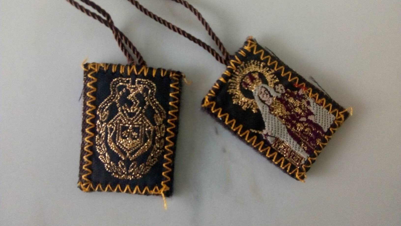 Scapular/escapulario/brown Scapular/religious Scapular/virgen - Etsy Canada