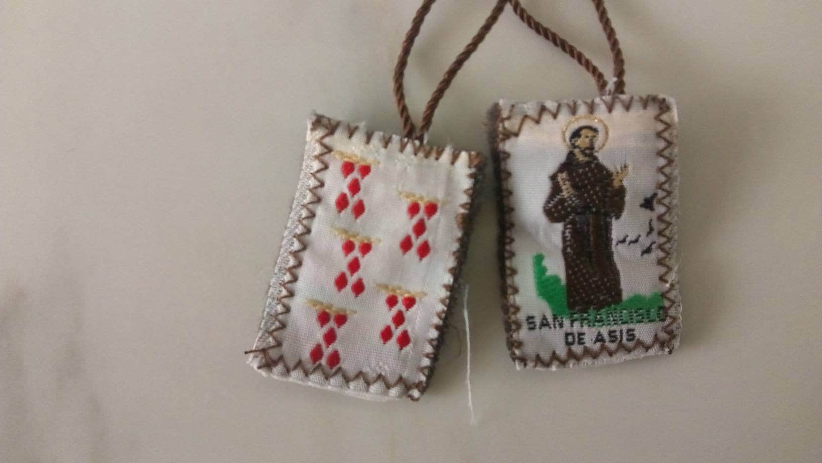 Scapular/escapulario/brown Scapular/religious Scapular/virgen - Etsy Canada