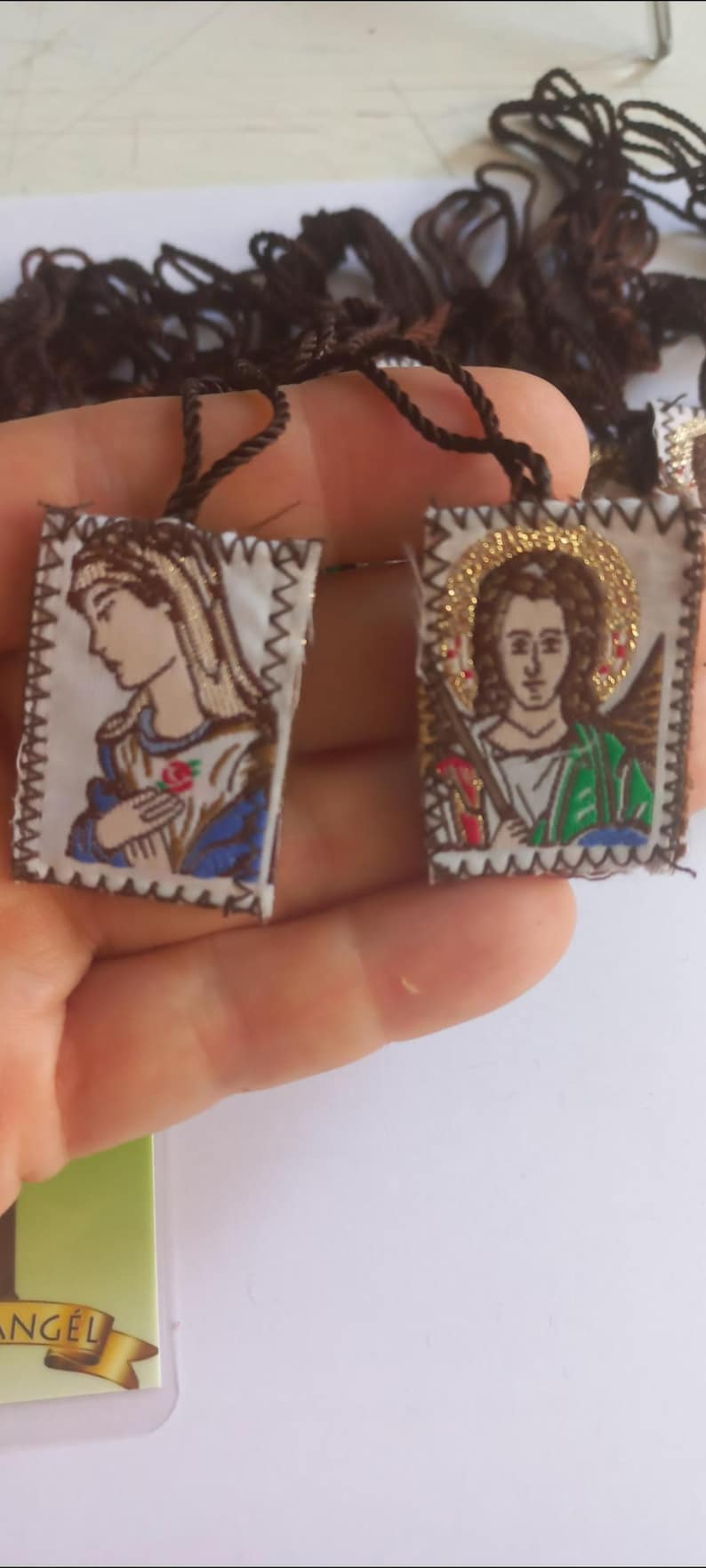 12 Mystic Rose and Sr. Rafael Scapulars - Etsy