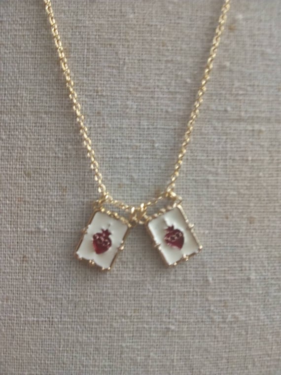 Charm Necklaces Sacred Heart Detente Scapular Necklace Medallas Sagrado ...