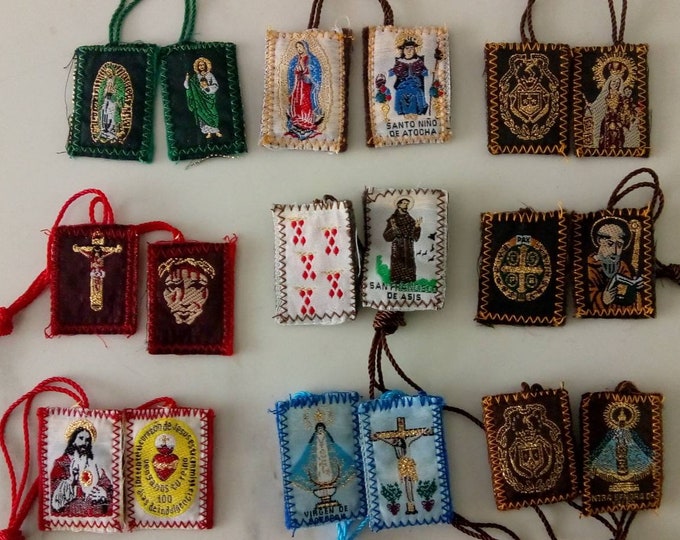 Scapular/escapulario/brown Scapular/religious Scapular/virgen De ...