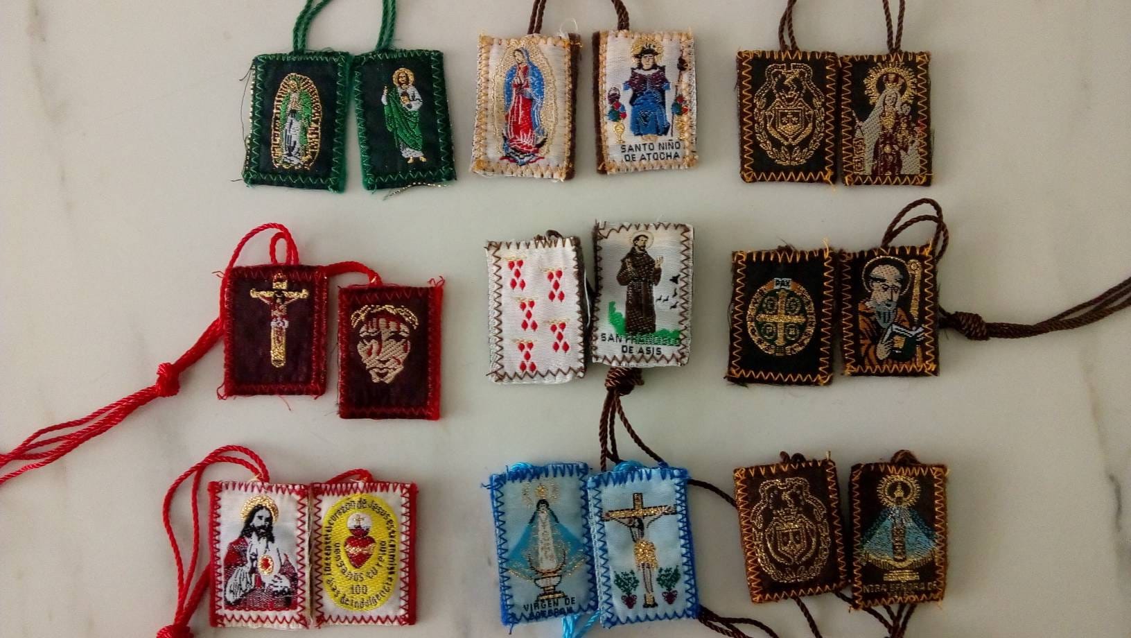 Scapular/escapulario/brown Scapular/religious Scapular/virgen - Etsy UK