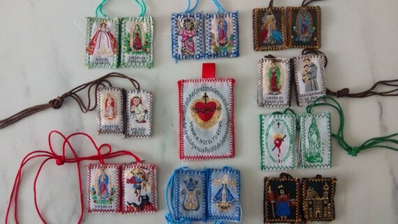 Scapular/escapulario/brown Scapular/religious Scapular/virgen - Etsy Canada