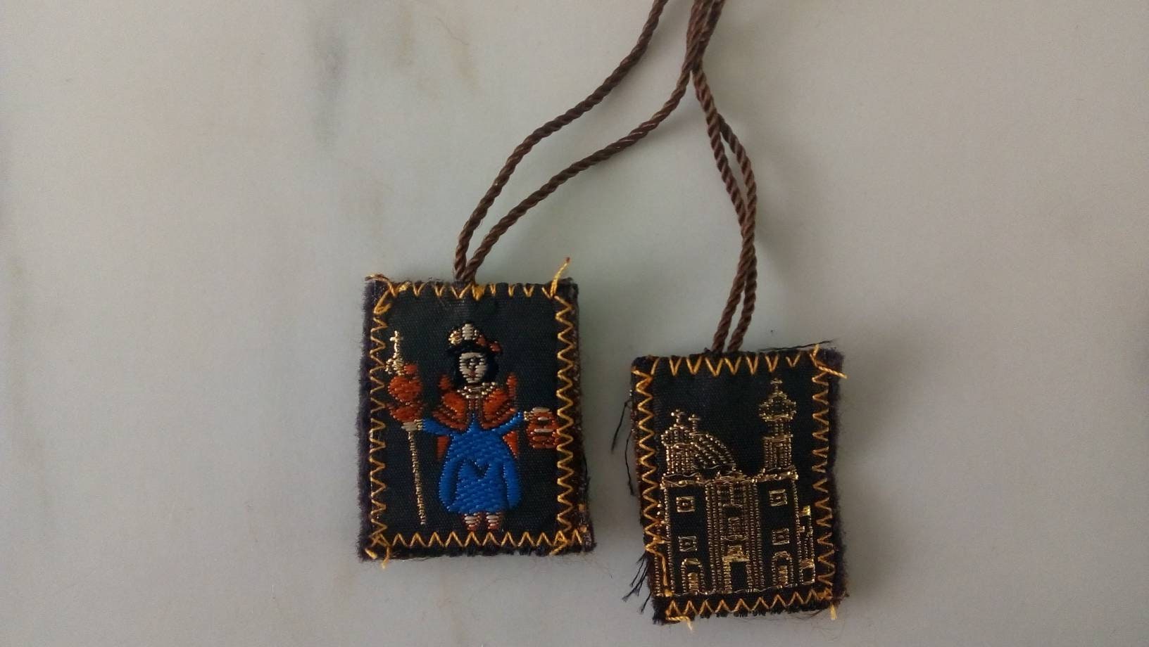 Scapular/escapulario/brown Scapular/religious Scapular/virgen - Etsy Canada