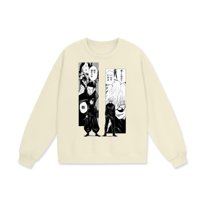 Satoru Gojo and Suguru Geto Streetwear Unisex Heavyweight Drop Shoulder ...
