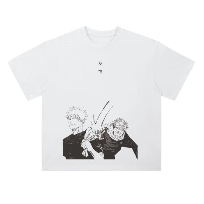 Satoru Gojo and Yuji Itadori Drop Shoulder T-shirt, Jujutsu Kaisen ...