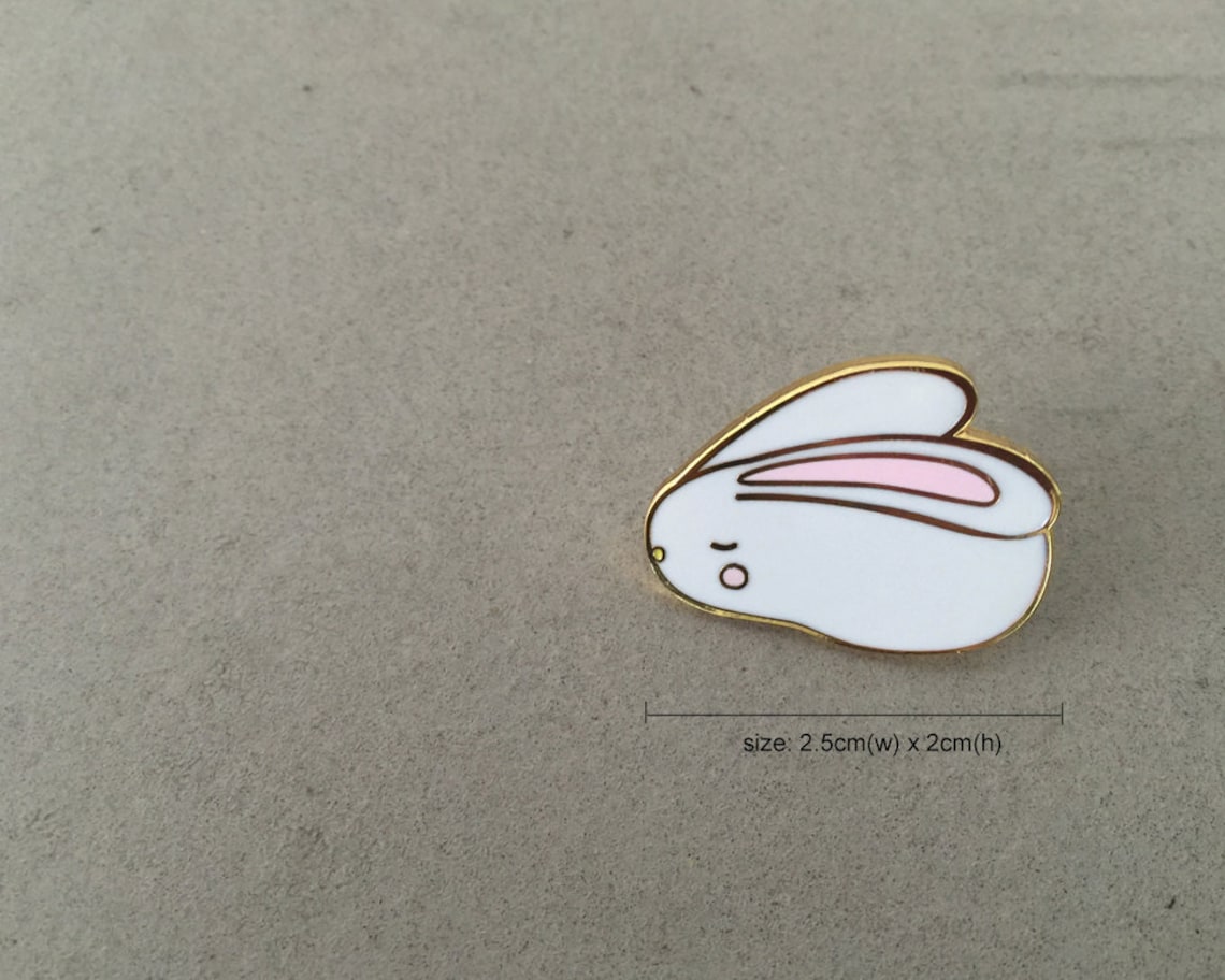 Mini Bunny Collar Pin Set - Etsy