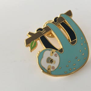 Sloth Enamel Pin - Etsy Canada