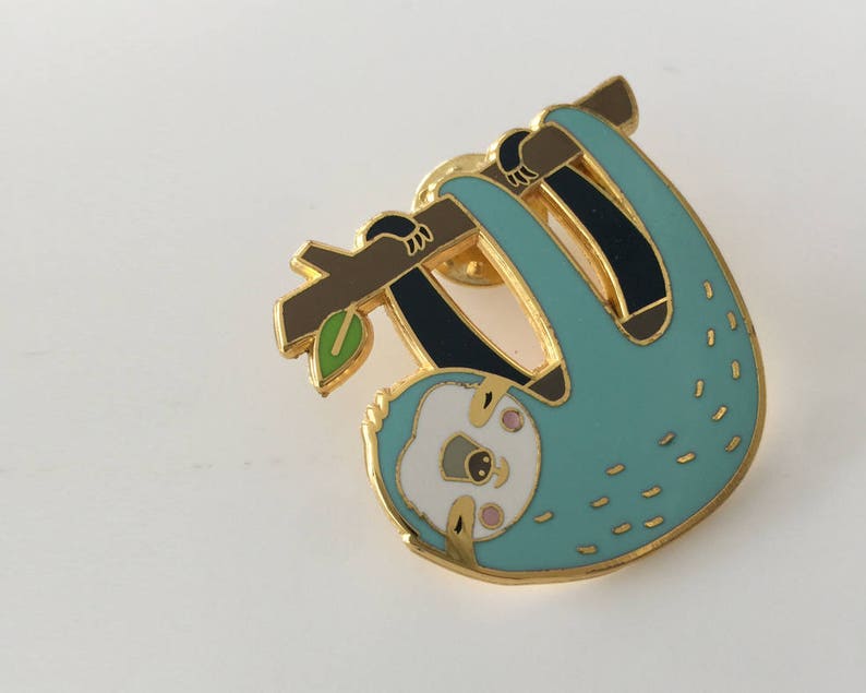 Sloth Enamel Pin - Etsy Canada