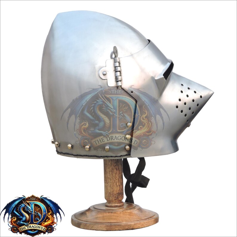 Medieval Pig Face Bascinet Helmet (hardened 4130 Heat Treated Steel) - Etsy