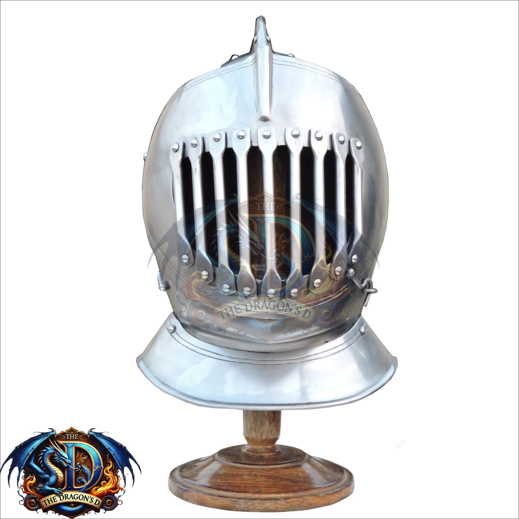 Medieval English Knight Closed Combat Helmet 4130 Hardened Heat Treated ...