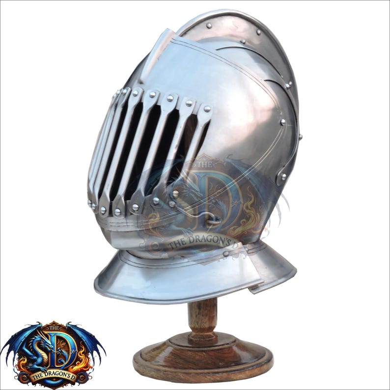 Medieval English Knight Closed Combat Helmet 4130 Hardened Heat Treated ...