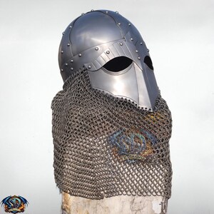 Viking Vendel-style Medieval Helmet - Handcrafted Medieval Norse ...