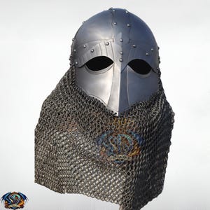 Viking Vendel-style Medieval Helmet - Handcrafted Medieval Norse ...