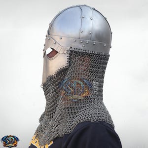 Viking Vendel-style Medieval Helmet - Handcrafted Medieval Norse ...