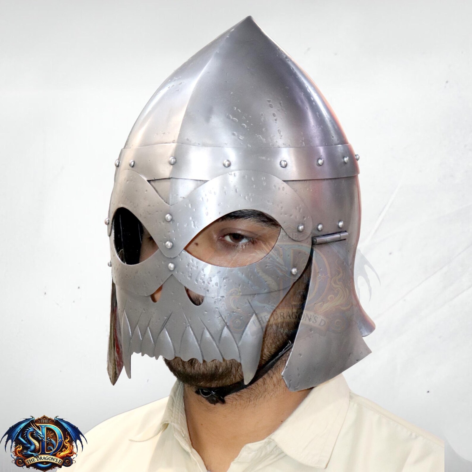 Medieval Dark Warrior Helmet of the Forgotten Realms: A Fearsome Helm ...