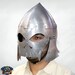 Medieval Dark Warrior Helmet of the Forgotten Realms: A Fearsome Helm ...
