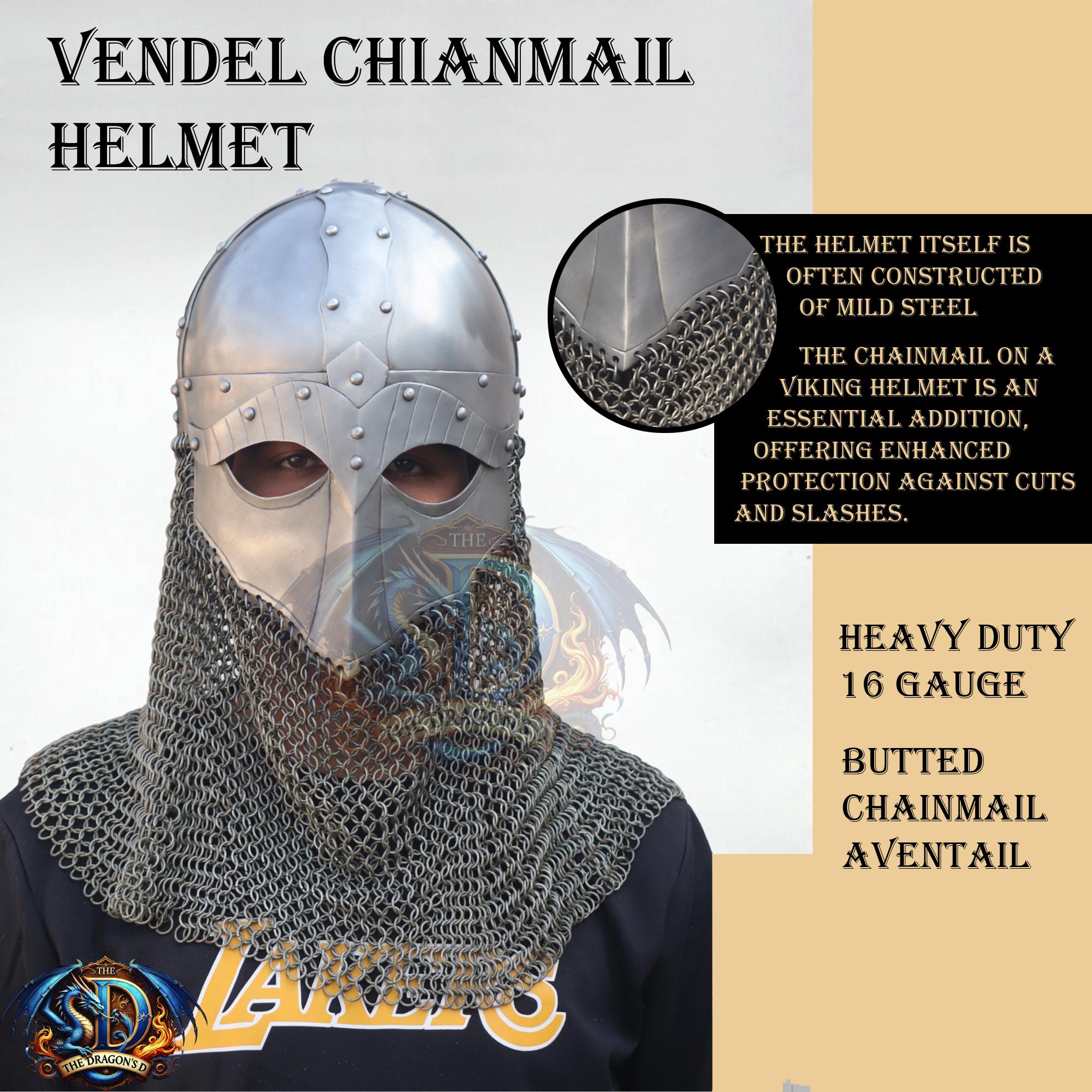 Viking Vendel-style Medieval Helmet Handcrafted Medieval Norse Warrior ...