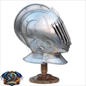 Medieval English Knight Closed Combat Helmet 4130 Hardened Heat Treated ...