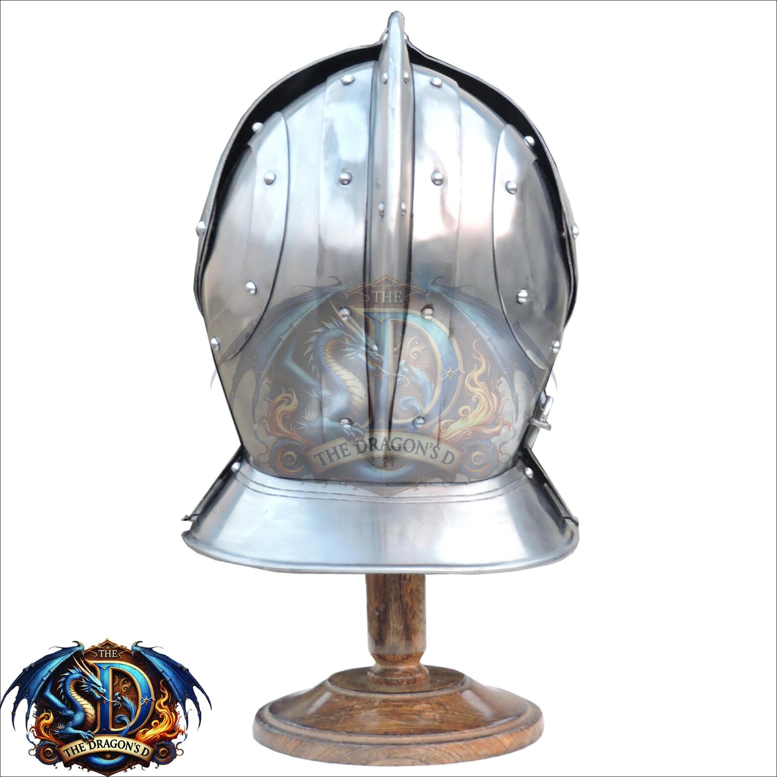 Medieval English Knight Closed Combat Helmet 4130 Hardened Heat Treated ...