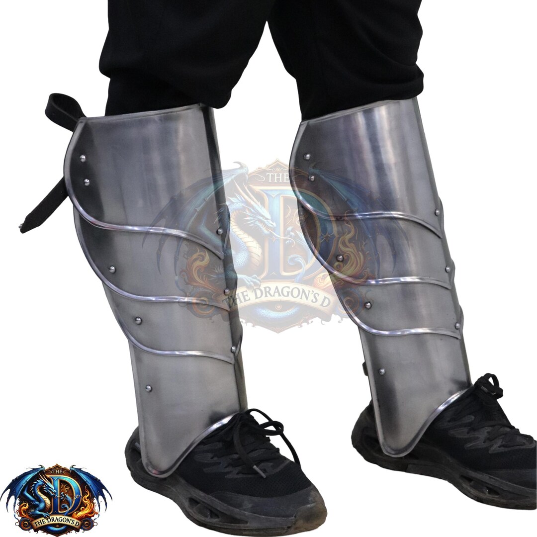Medieval Leg Plated Greaves | Medieval Leg Guard | Pair of Leg Greaves ...