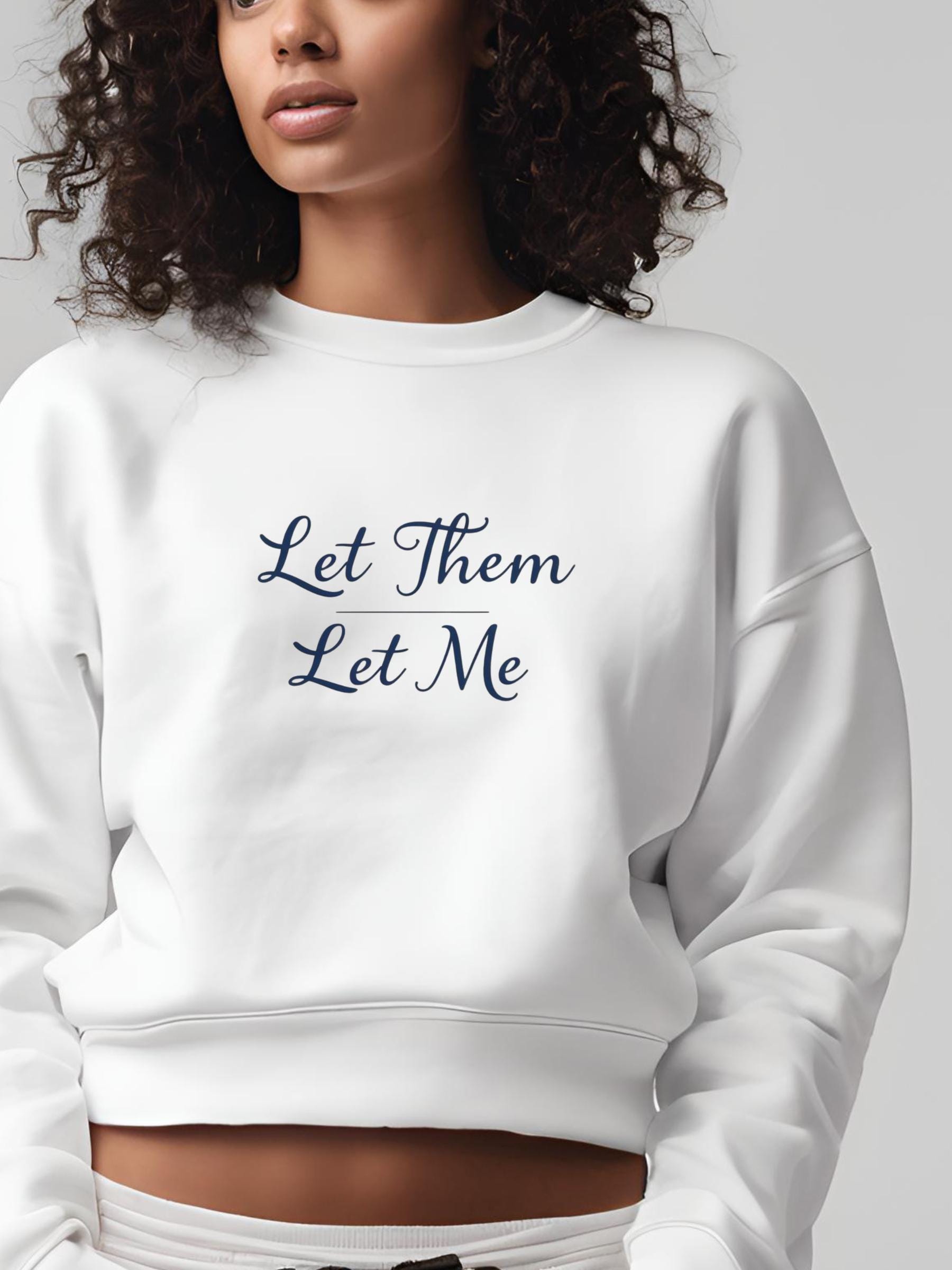 Inspirational Quote SVG: Let Them, Let Me - DIY Crafts (digital ...