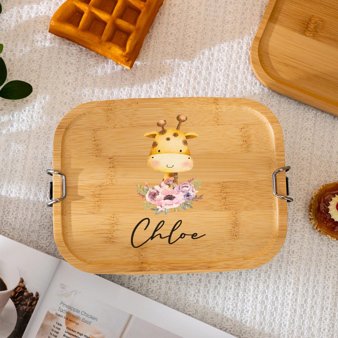 Personalized Stainless Steel Lunch Box,jungle Animal Lunch Box,fruit ...