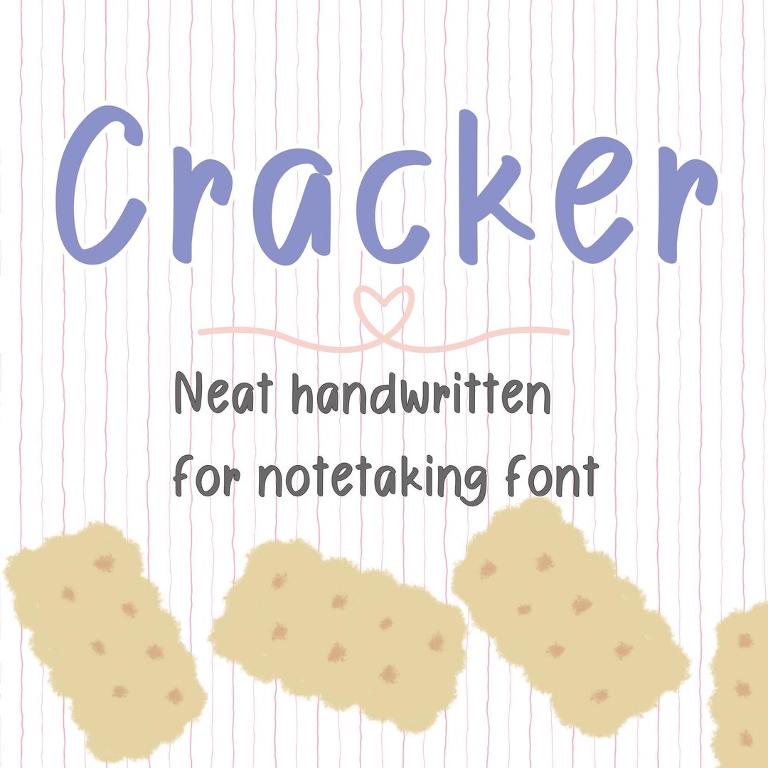 Notetaking Font, Neat Handwriting Font, Handwritten Font, Font for ...