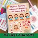 My First Anatomy Adventure Fun Educational Human Body Book for Kids ...