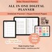 Boho Minimalist Digital Planner Monthly and Yearly Interactive Health ...