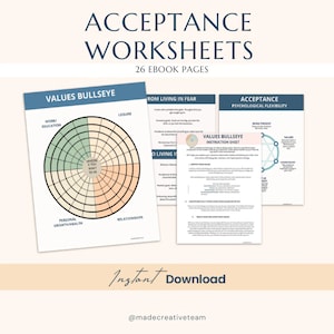 Therapy Worksheet Bundle, Psychology Resources, Inner Critic ...