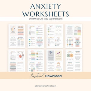 Therapy Worksheet Bundle, Psychology Resources, Inner Critic ...